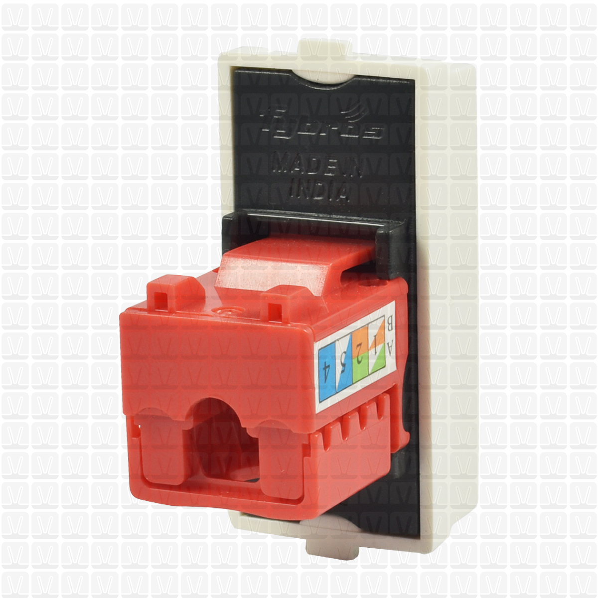 Fybros Favio RJ-45 Socket | RJ 45 Socket | Vardhman Shop