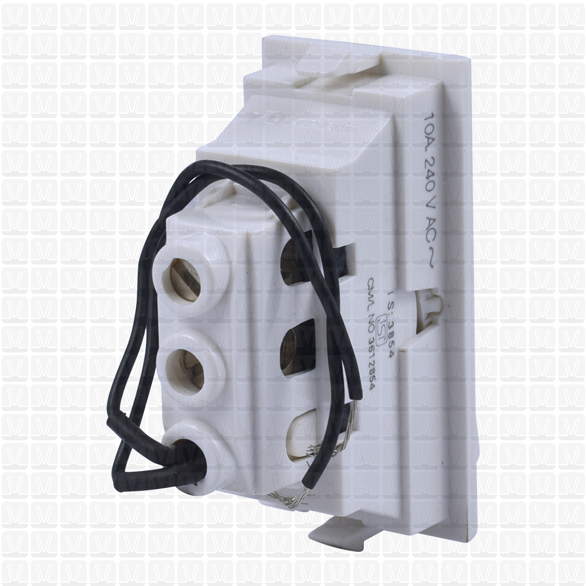 Fybros Woodem Bell Push 1 Module | Bell push | Vardhman Shop