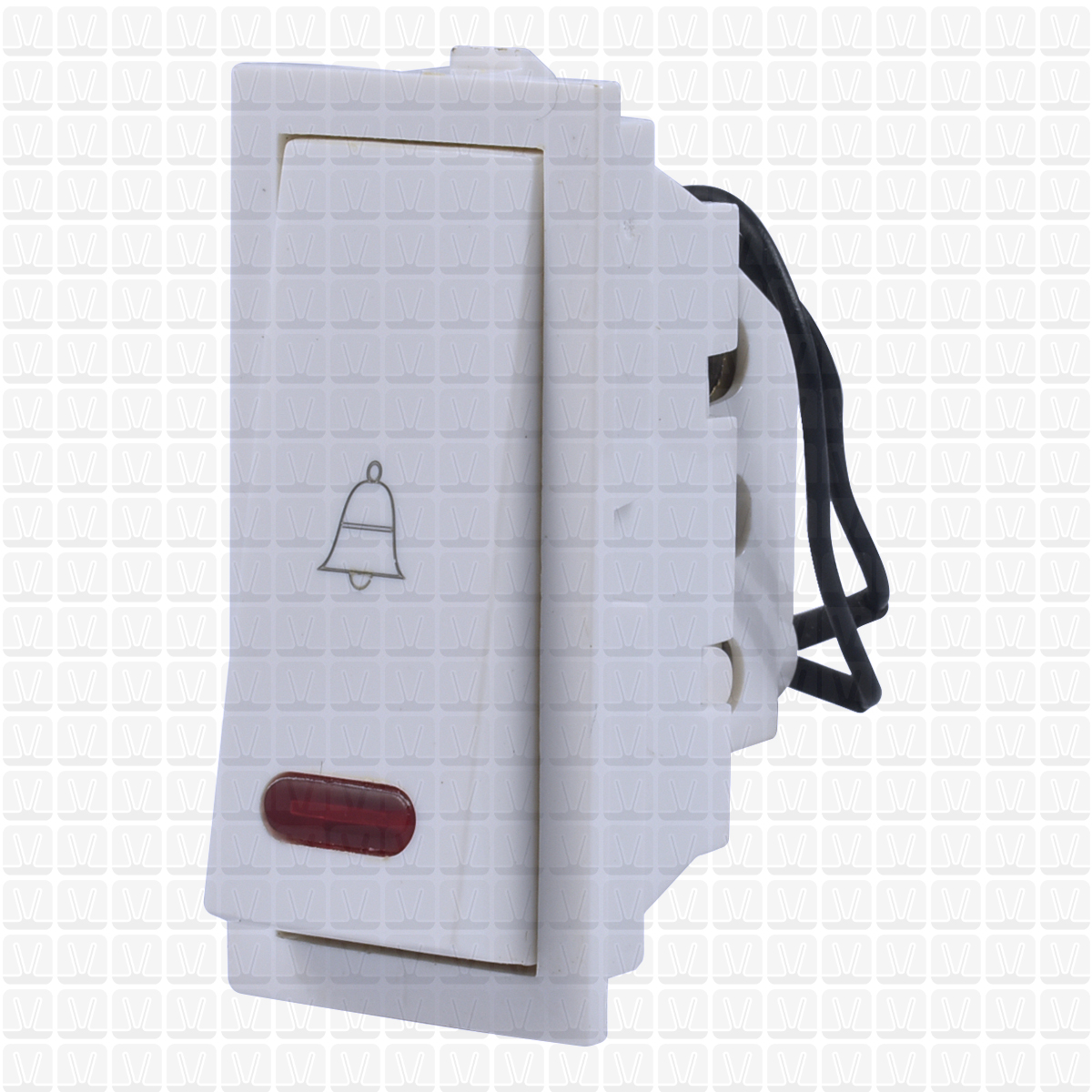 Fybros Woodem Bell Push 1 Module | Bell push | Vardhman Shop