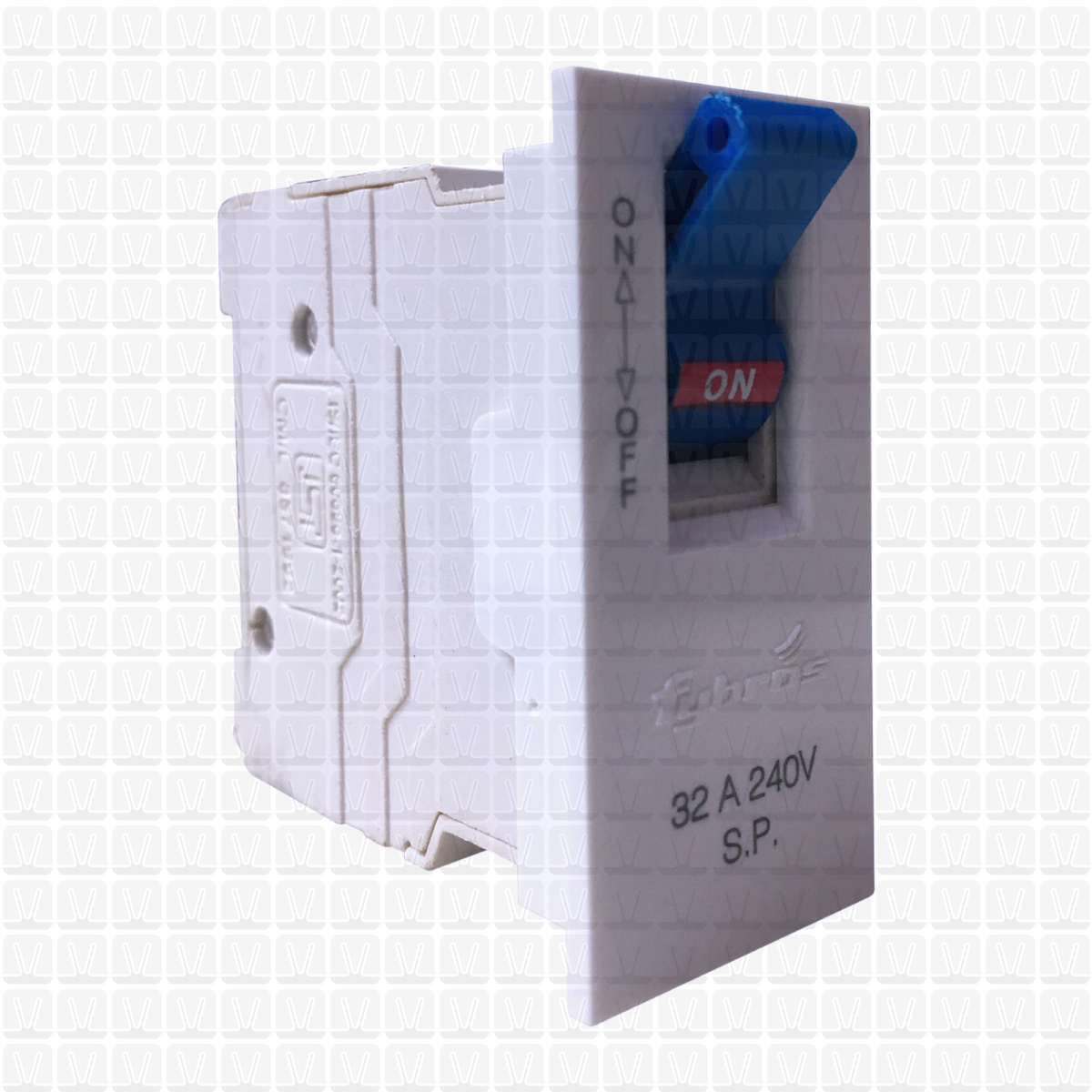 Fybros Woodem MCB Single Pole | Modular MCB | Vardhman Shop