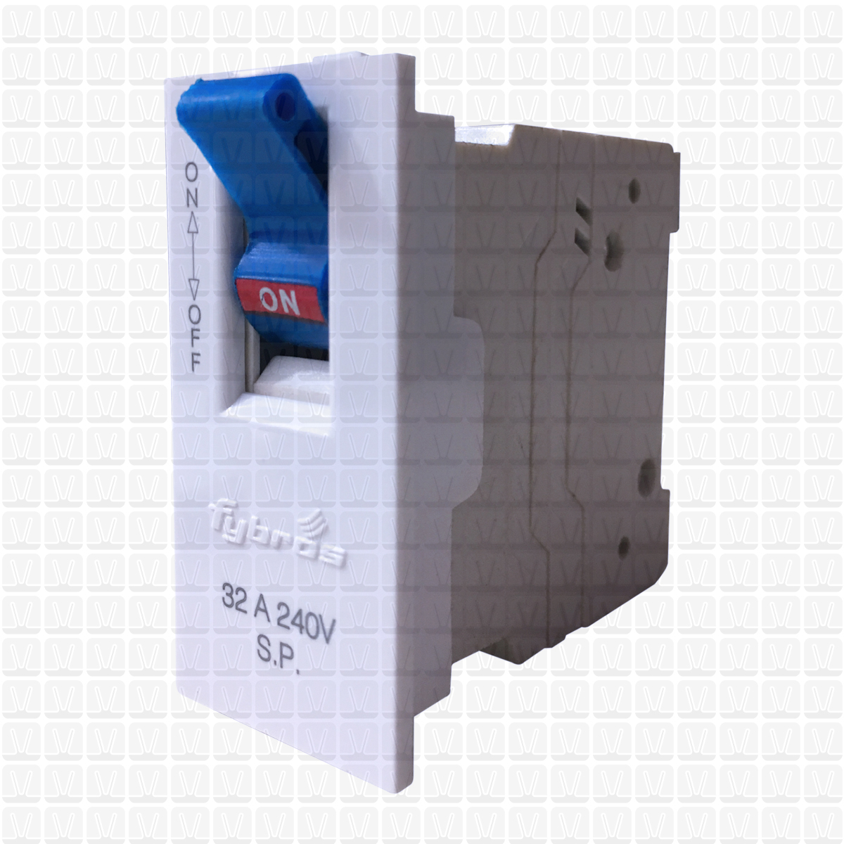 Fybros Woodem MCB Single Pole | Modular MCB | Vardhman Shop