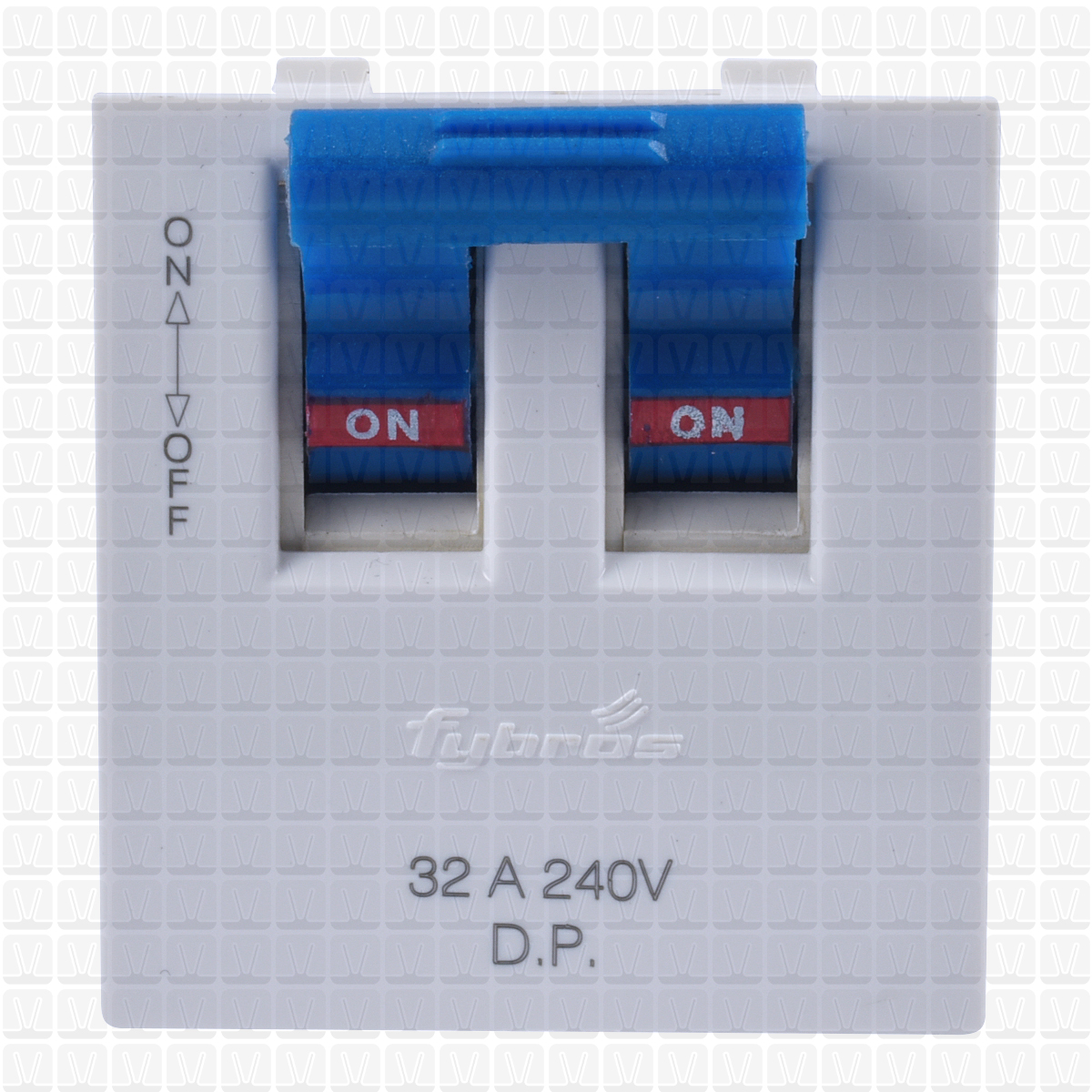 Fybros Woodem MCB Double Pole | Modular MCB | Vardhman Shop