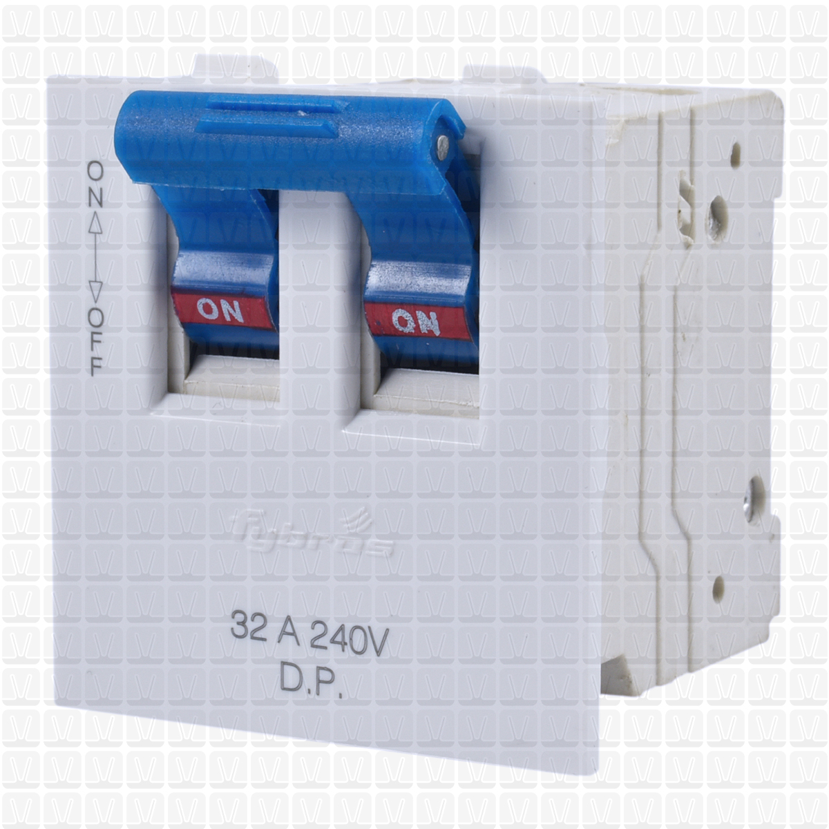 Fybros Woodem MCB Double Pole | Modular MCB | Vardhman Shop