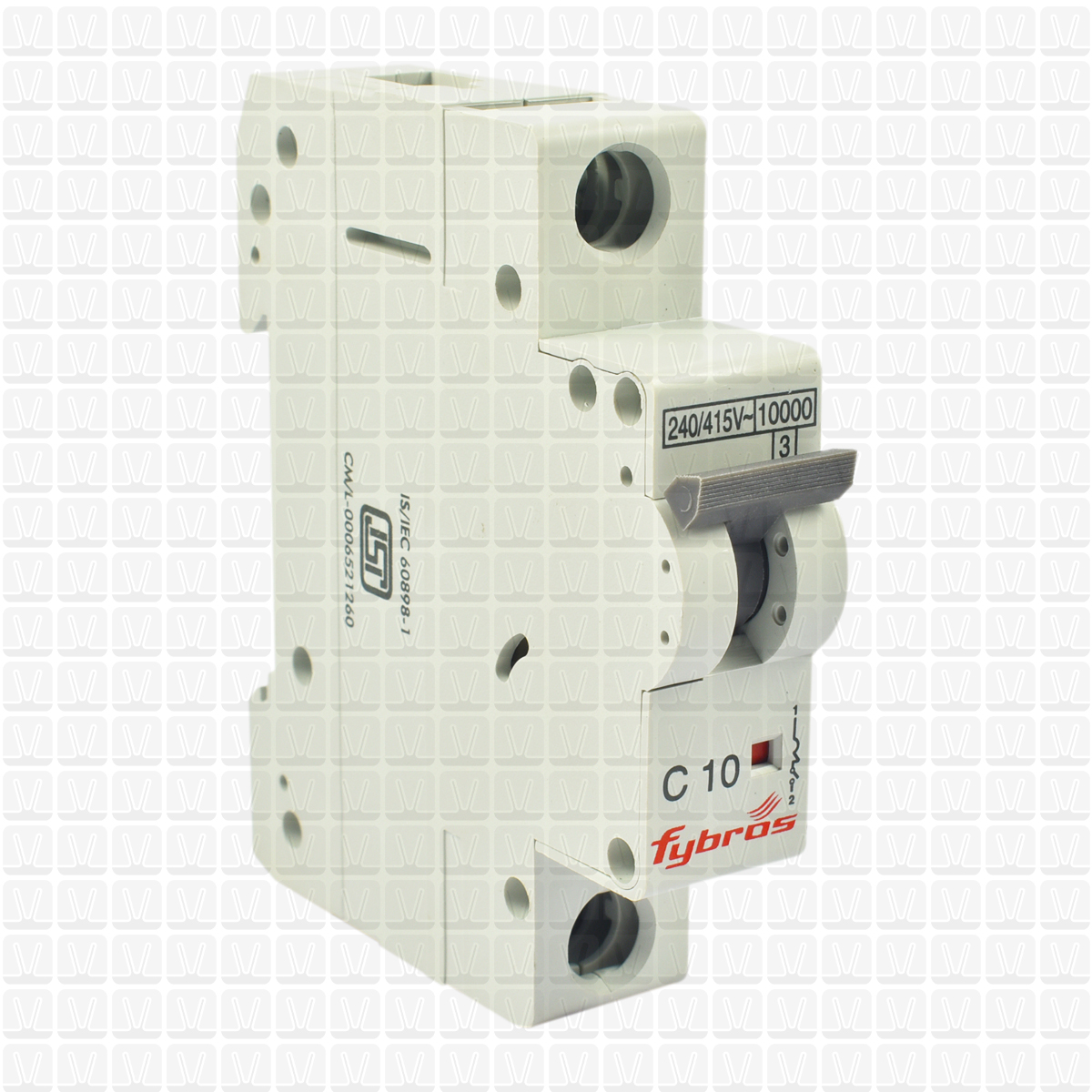 Fybros Armor 10 Amp Single Pole MCB | MCBs | Vardhman Shop