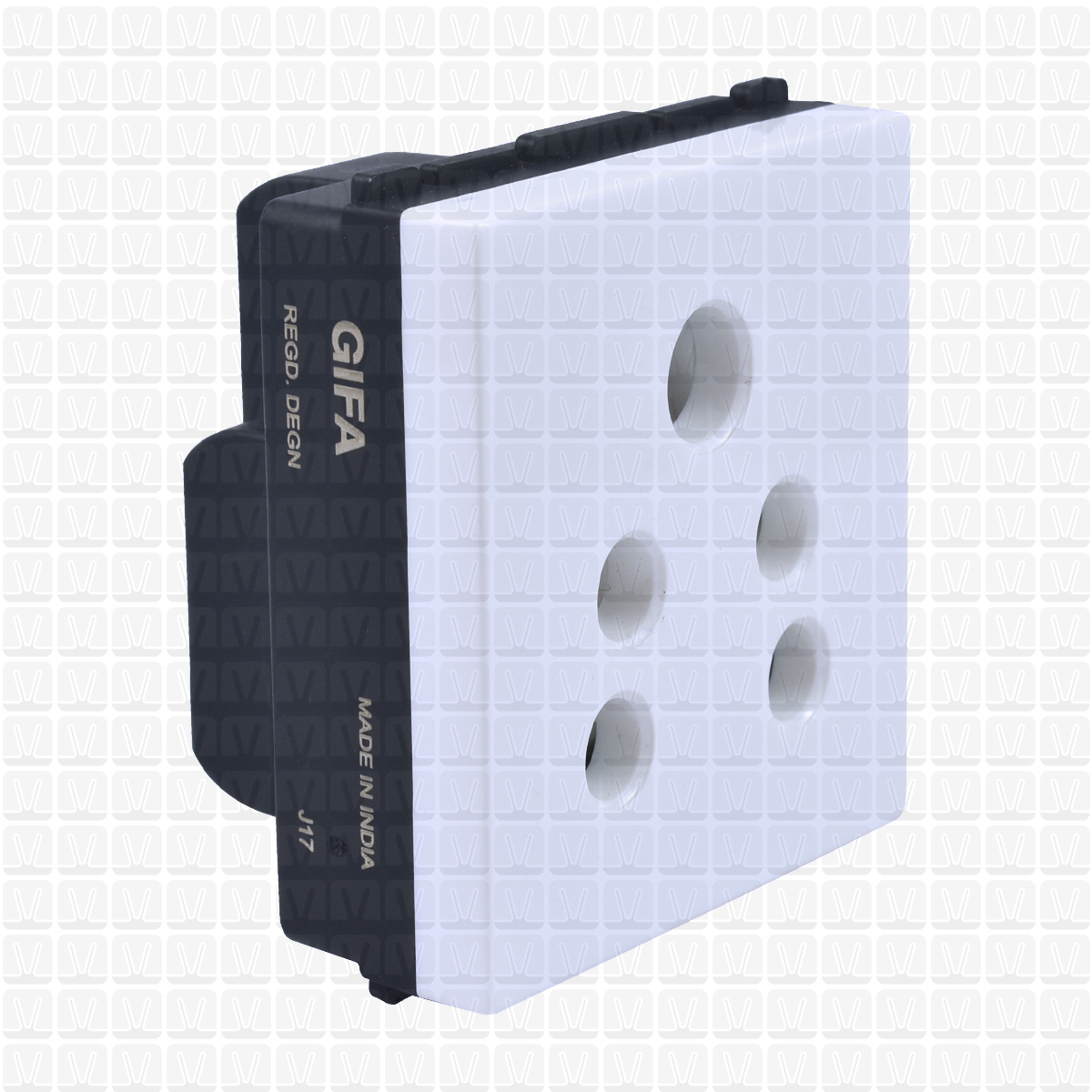 Gifa White Socket 06 Amp | Sockets | Vardhman Shop