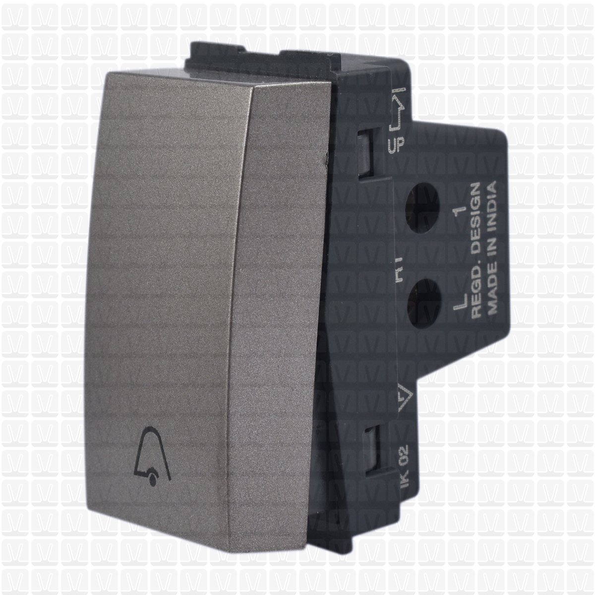 GM Magnesia Bell Push 1 Module | Bell push | Vardhman Shop