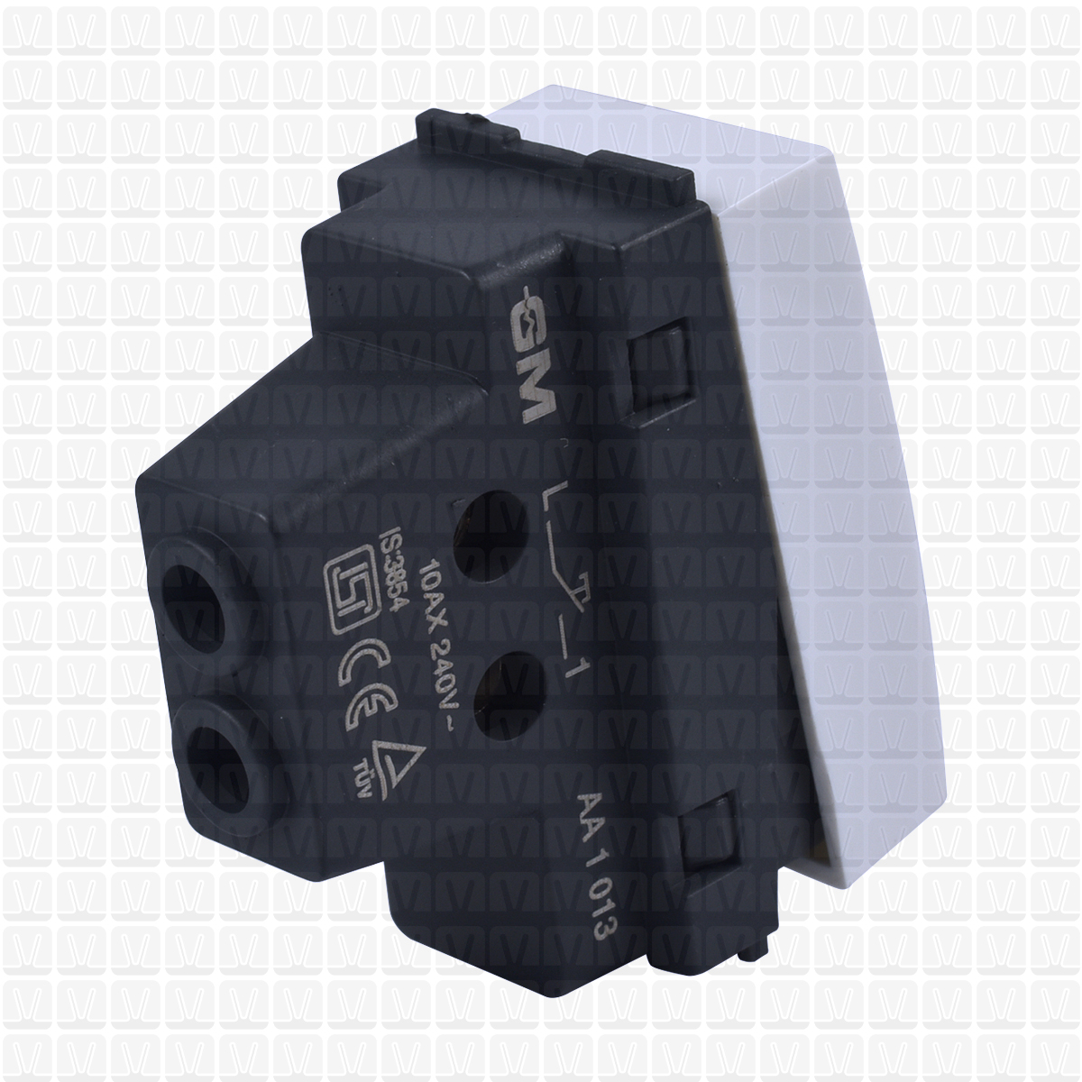 GM White Bell Push 1 Module | Bell push | Vardhman Shop
