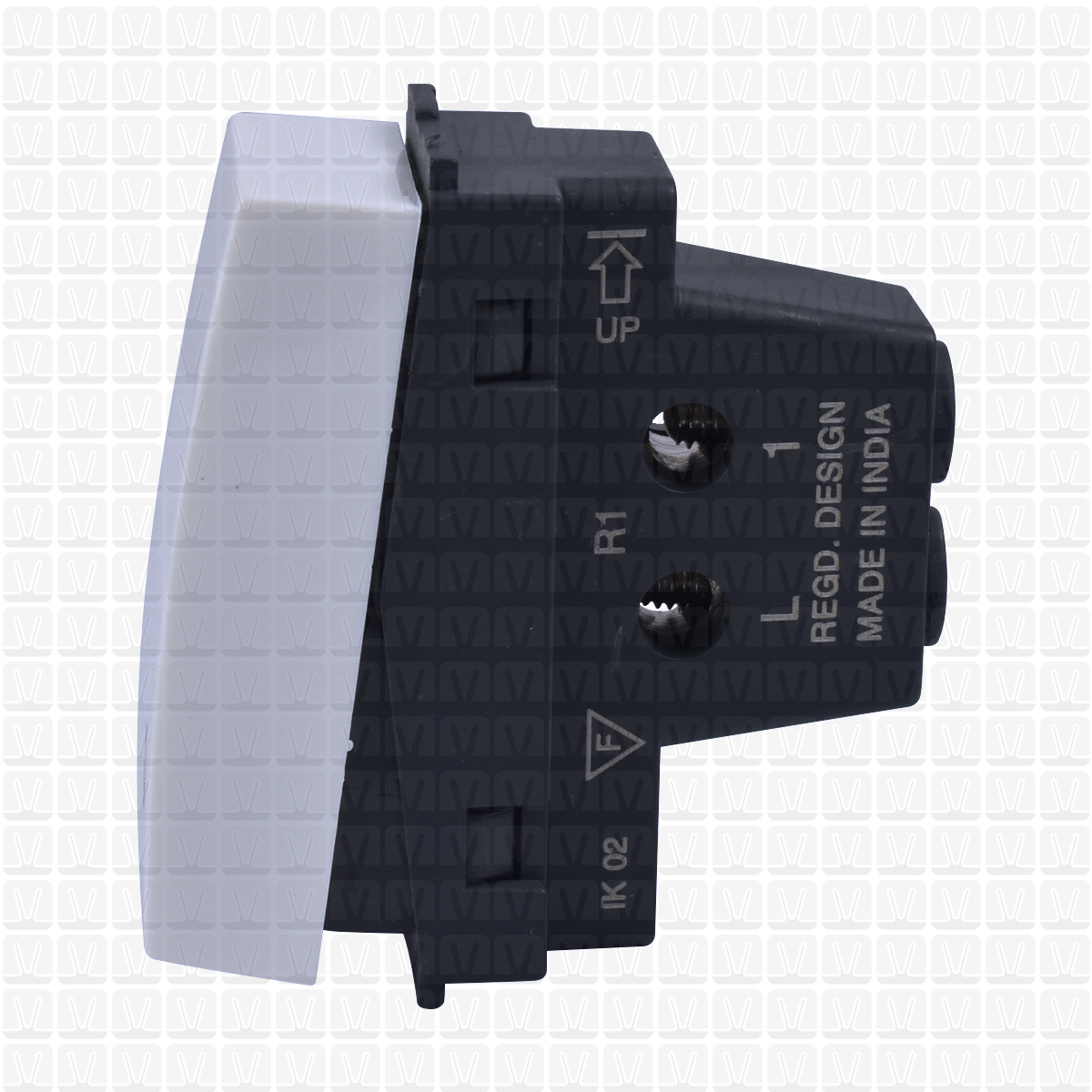 GM White Bell Push 1 Module | Bell push | Vardhman Shop