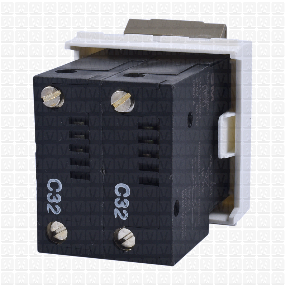 GM White MCB Double Pole | Modular MCB | Vardhman Shop