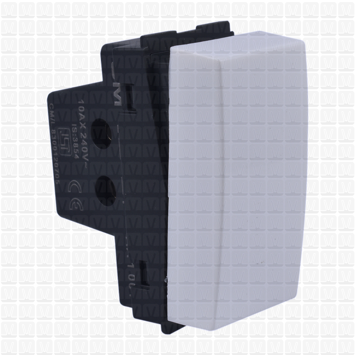 GM White One Way Switch 10 Amp | One Way Switch | Vardhman Shop