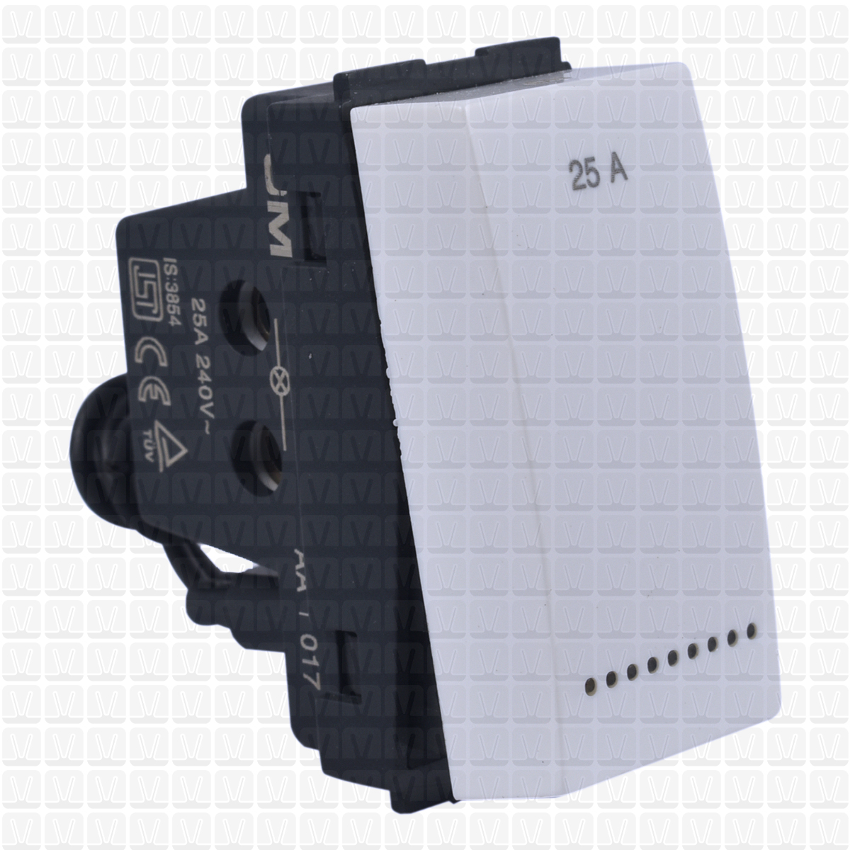 GM White One Way Switch 25 Amp | One Way Switch | Vardhman Shop