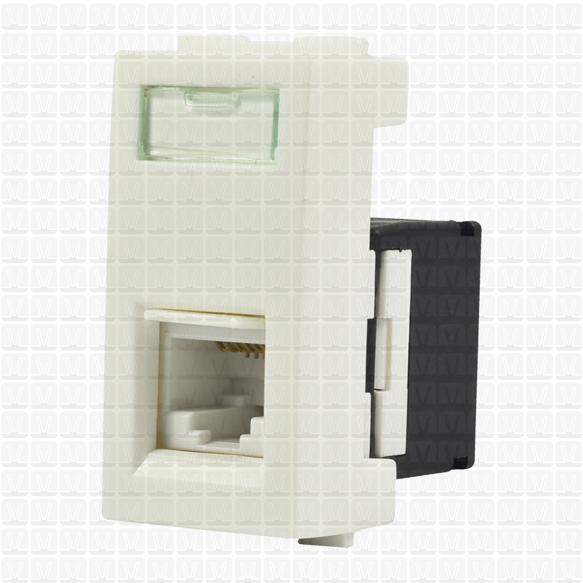 GM White RJ-45 Socket | RJ 45 Socket | Vardhman Shop