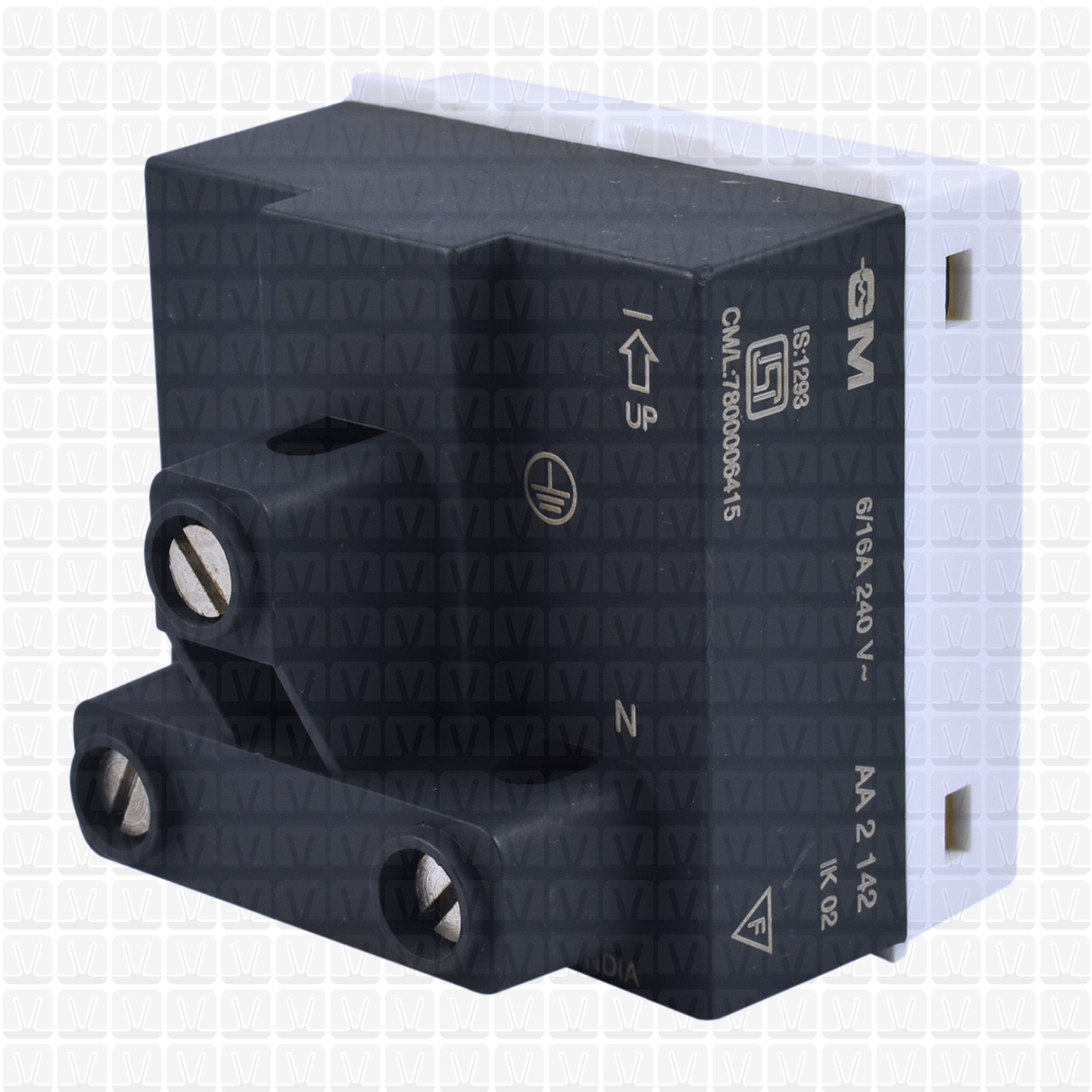 GM White Socket 16 Amp | Sockets | Vardhman Shop