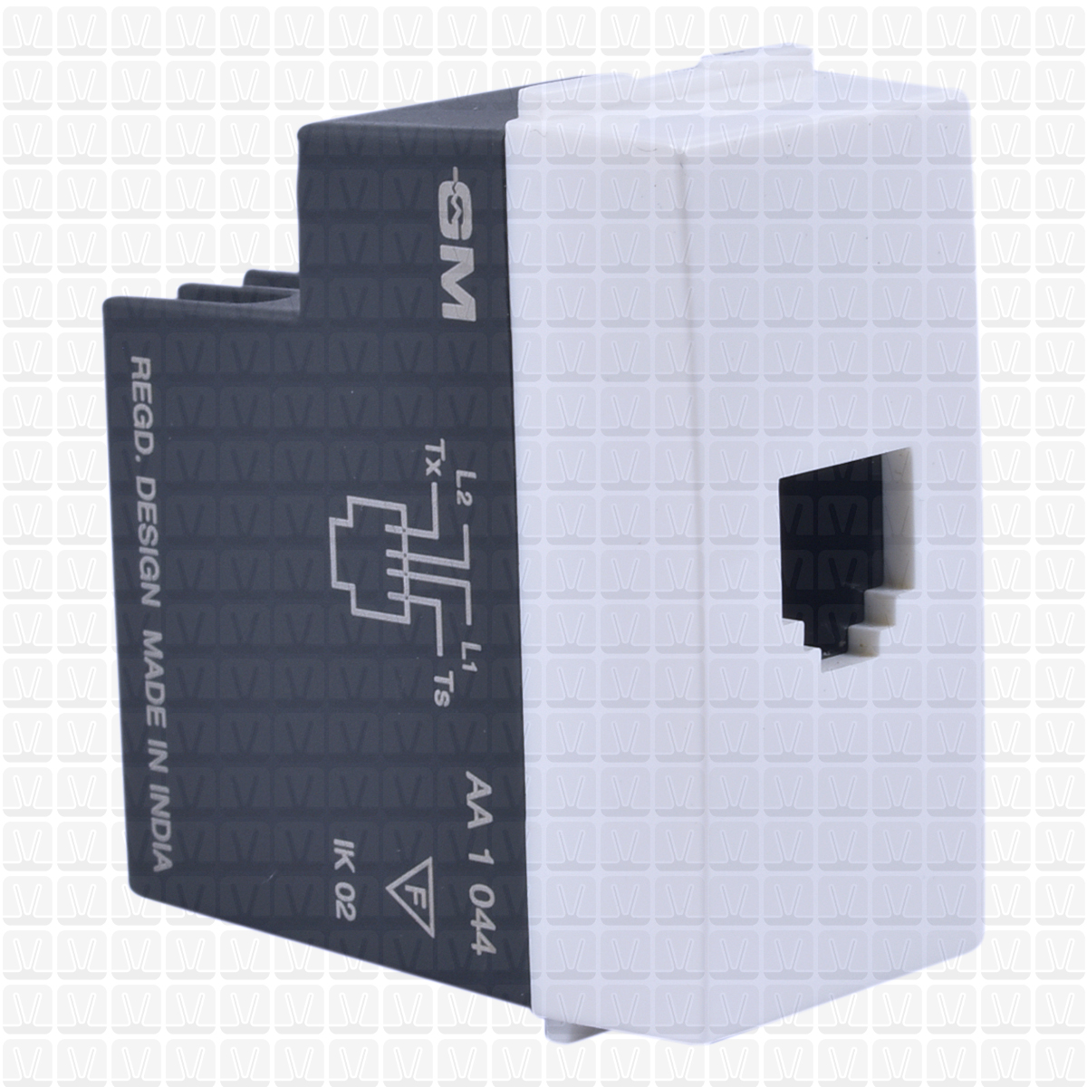 GM White Telephone Socket | Telephone Socket | Vardhman Shop