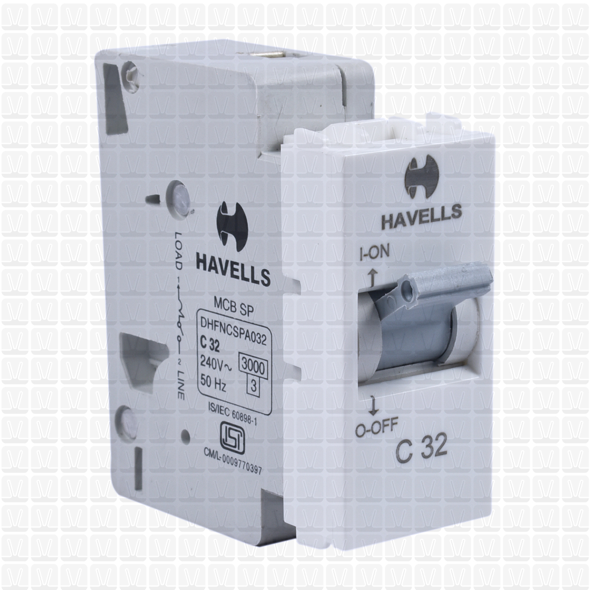 Havells Fabio MCB Single Pole | Modular MCB | Vardhman Shop